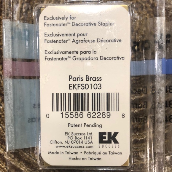Ek Success | Office | Fastenater Paris Brass Staple Bars | Poshmark